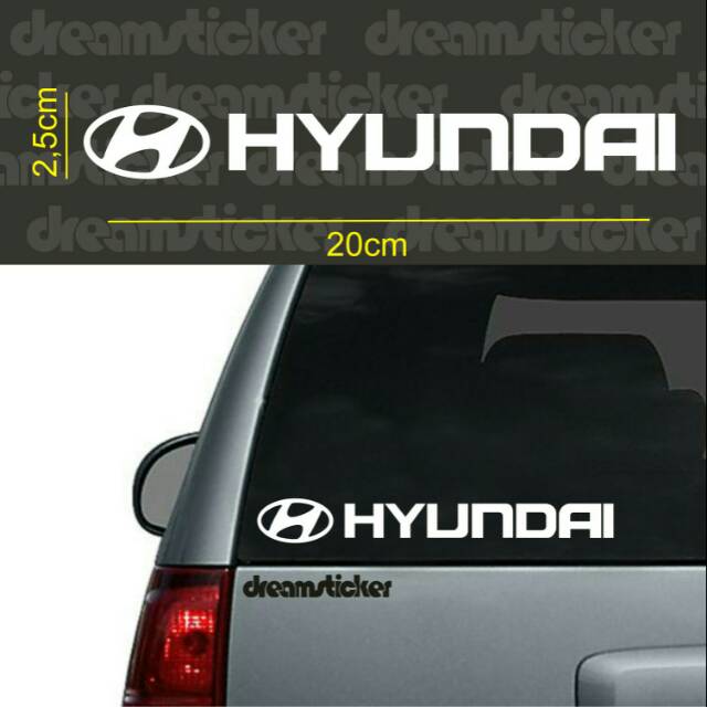 Hyundai Car Sticker Sticker | Shopee Malaysia
