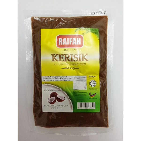 RAIFAH Kerisik Kelapa Asli 100% Coconut Paste | Shopee Malaysia