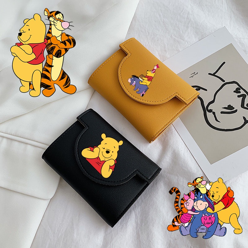 Winnie The Pooh Wallet for Woman Card Holder Wallet Coin Purse Cute ...