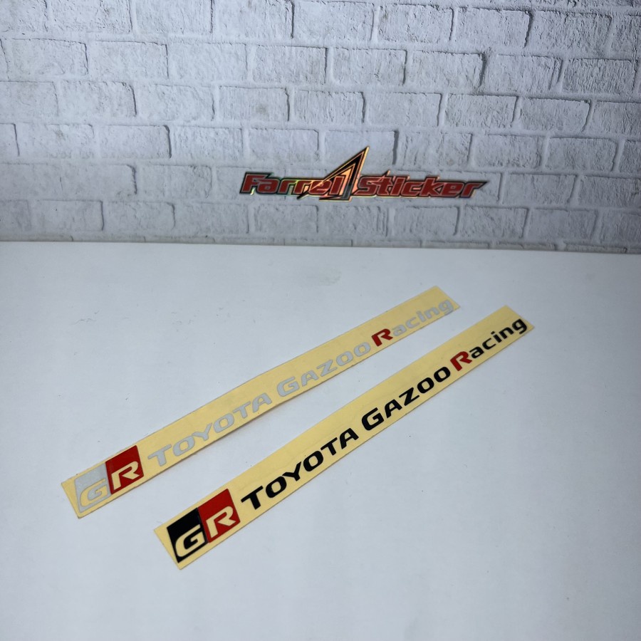 Sticker GR sport sticker Toyota Gazoo Racing 15cm Reflective cutting ...