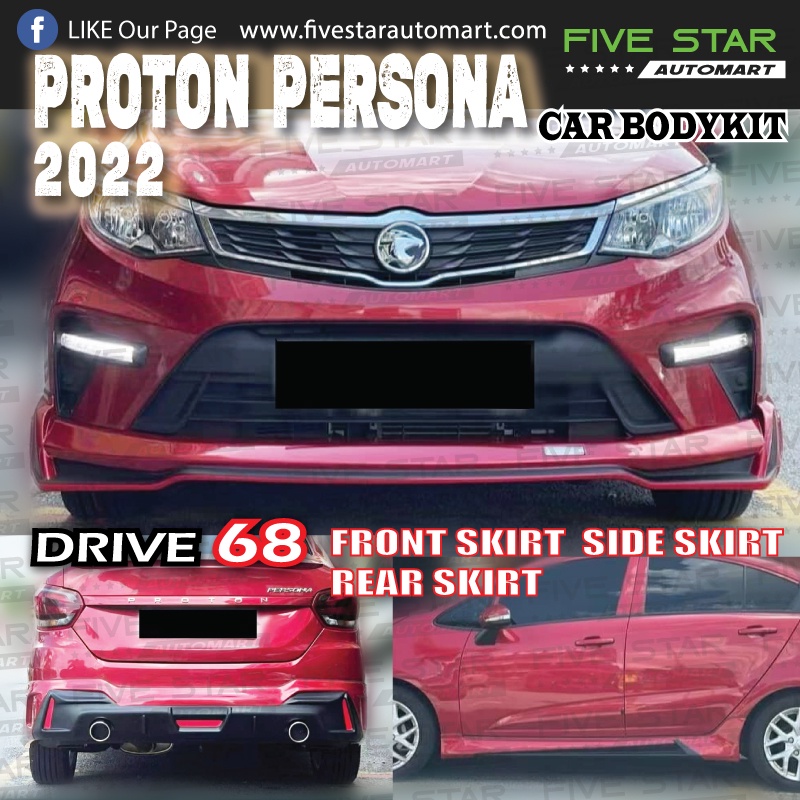 Proton Persona 2022 Drive 68 Full Set Bodykit ABS | Shopee Malaysia