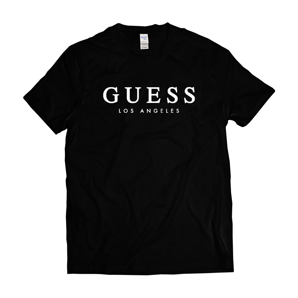 GUESS T-shirt men's fashion printing trendy cotton short-sleeved T ...