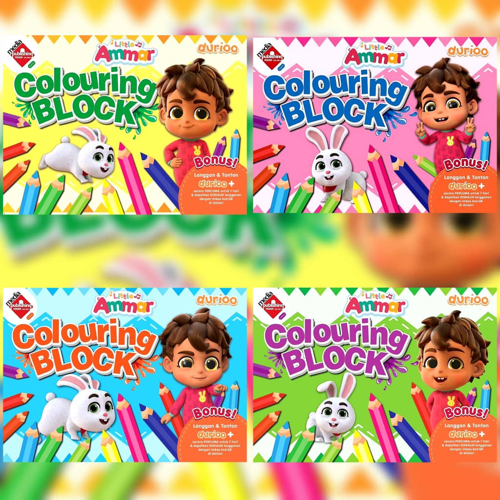 MEDIA BOOKS : LITTLE AMMAR COLOURING BLOCK ( LA9C ) | Shopee Malaysia