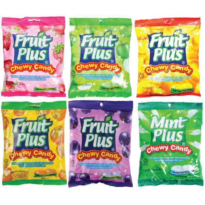 Fruit Plus 120g-150g - Mix Fruit Chewy Candy | Shopee Malaysia