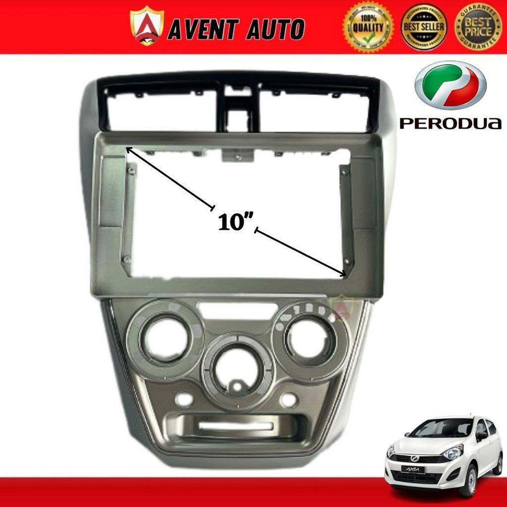 CASING ANDROID PLAYER PERODUA AXIA 2014-2022 10 INCH SILVER (Build-In ...