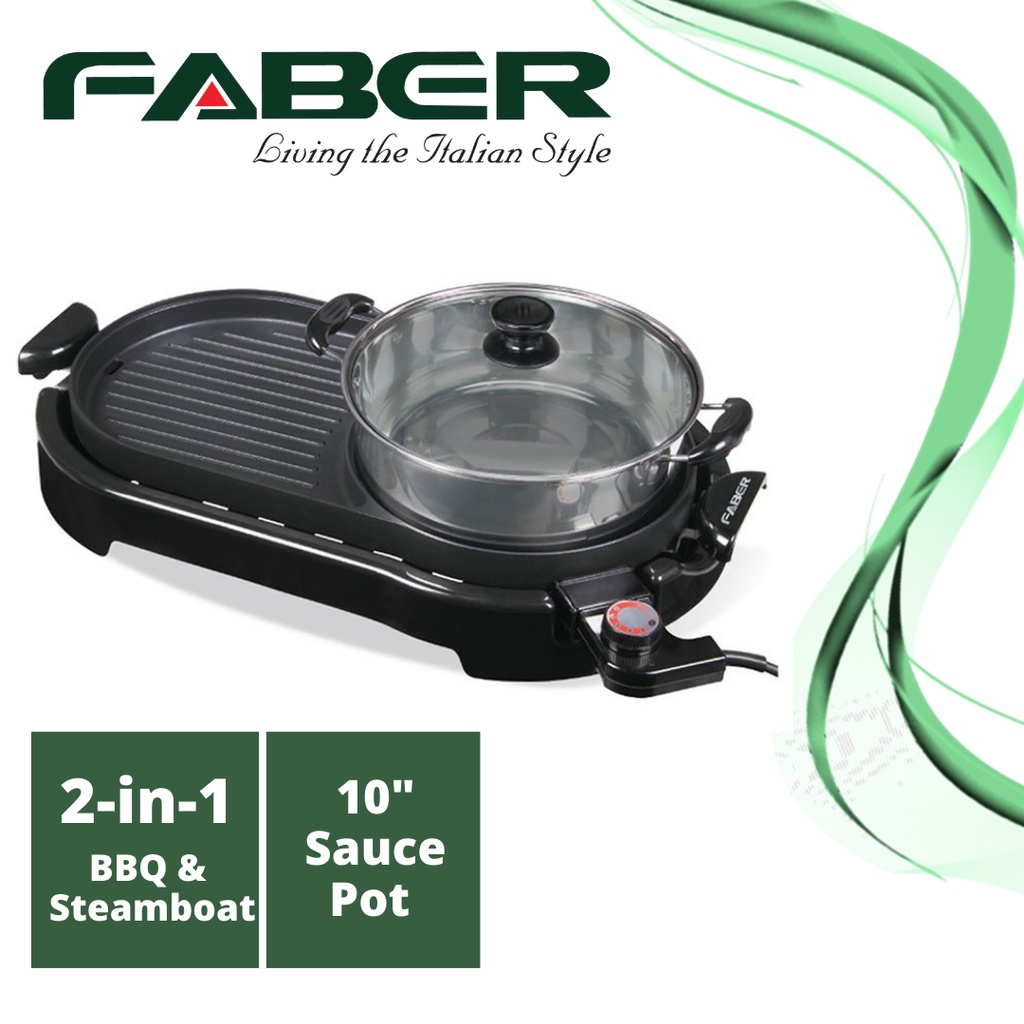 FABER Party Grill & Steamboat FBQ 899/FBQ-899 | Shopee Malaysia