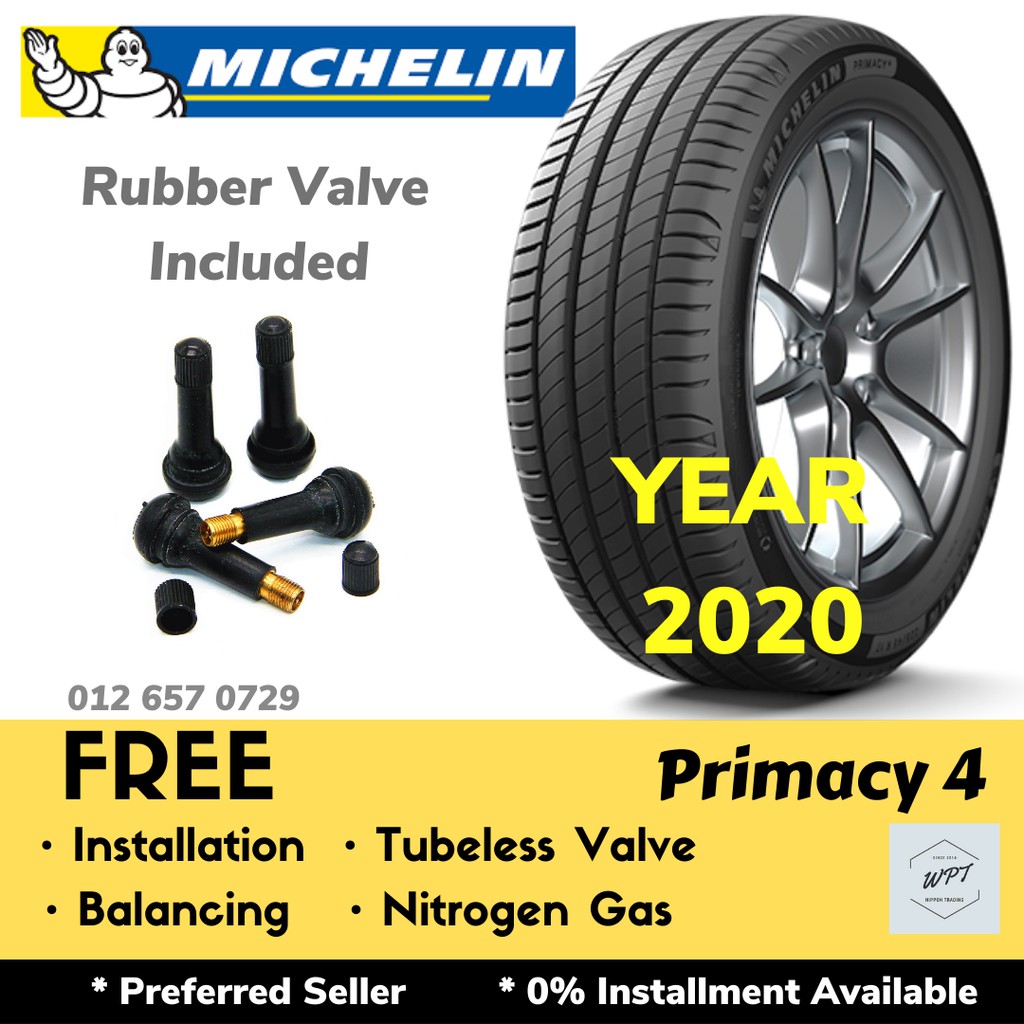 MICHELIN PRIMACY 4 ST (INSTALLATION) New Car Tyre Tire Tayar Baru WPT NIPPON 16 17 18 Rim Wheel ...