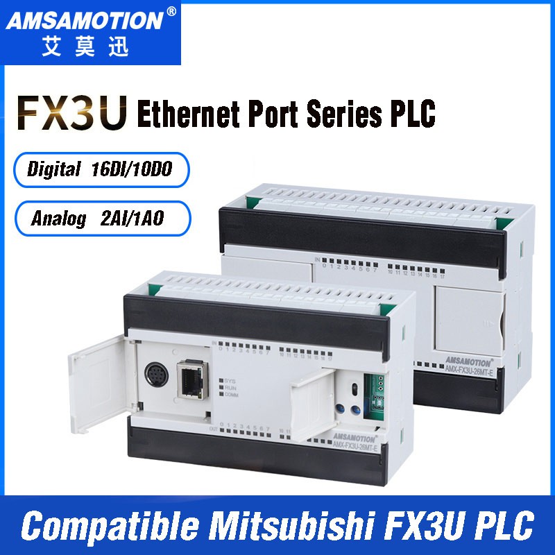 ★Ready Stock★ ♥AMSAMOTION♥ Ethernet Version PLC Compatible with ...