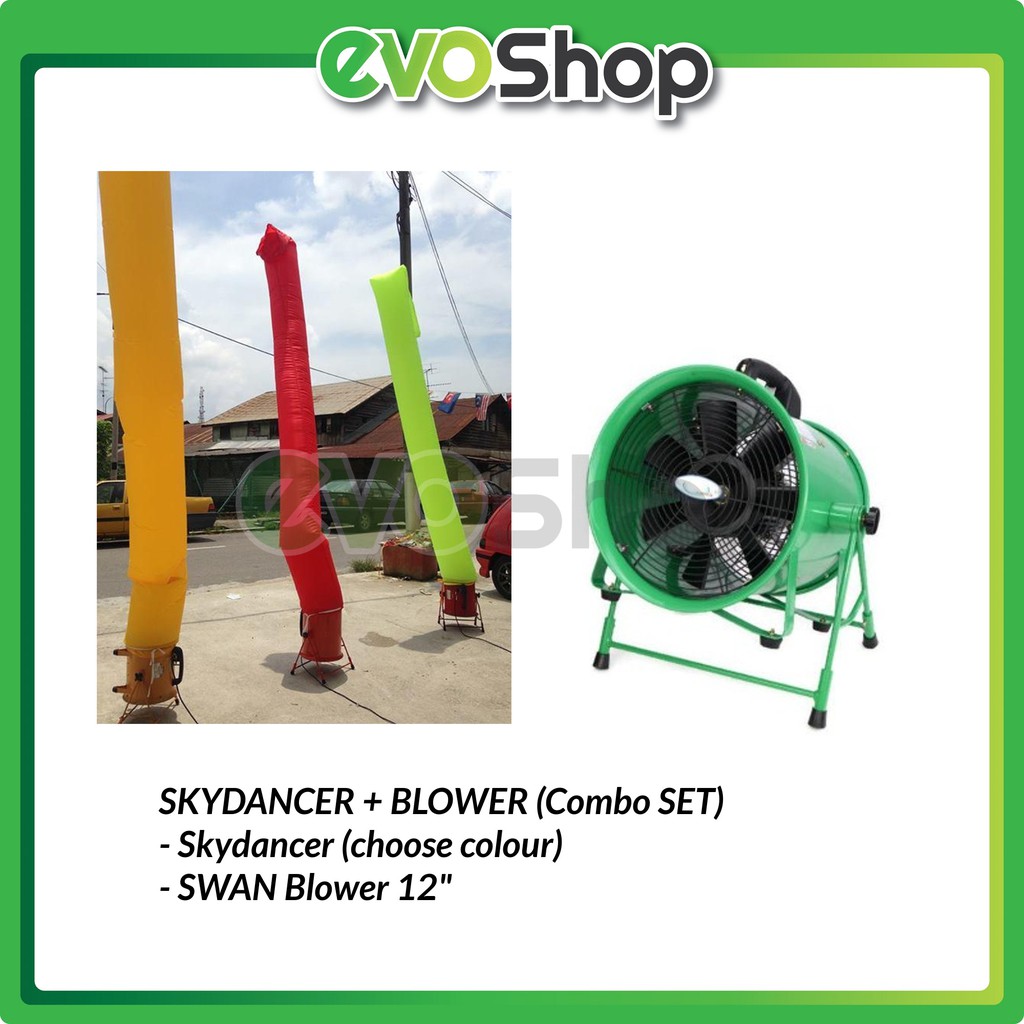 SKYDANCER Sky Dancer Plain Cloth + SWAN 12" Fan Blower SHT-30A COMBO ...