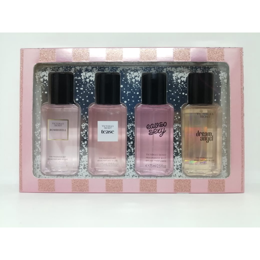Travel Size Best of Fine Fragrance Mist Gift Set (Bombshell ,Tease ,Eau ...