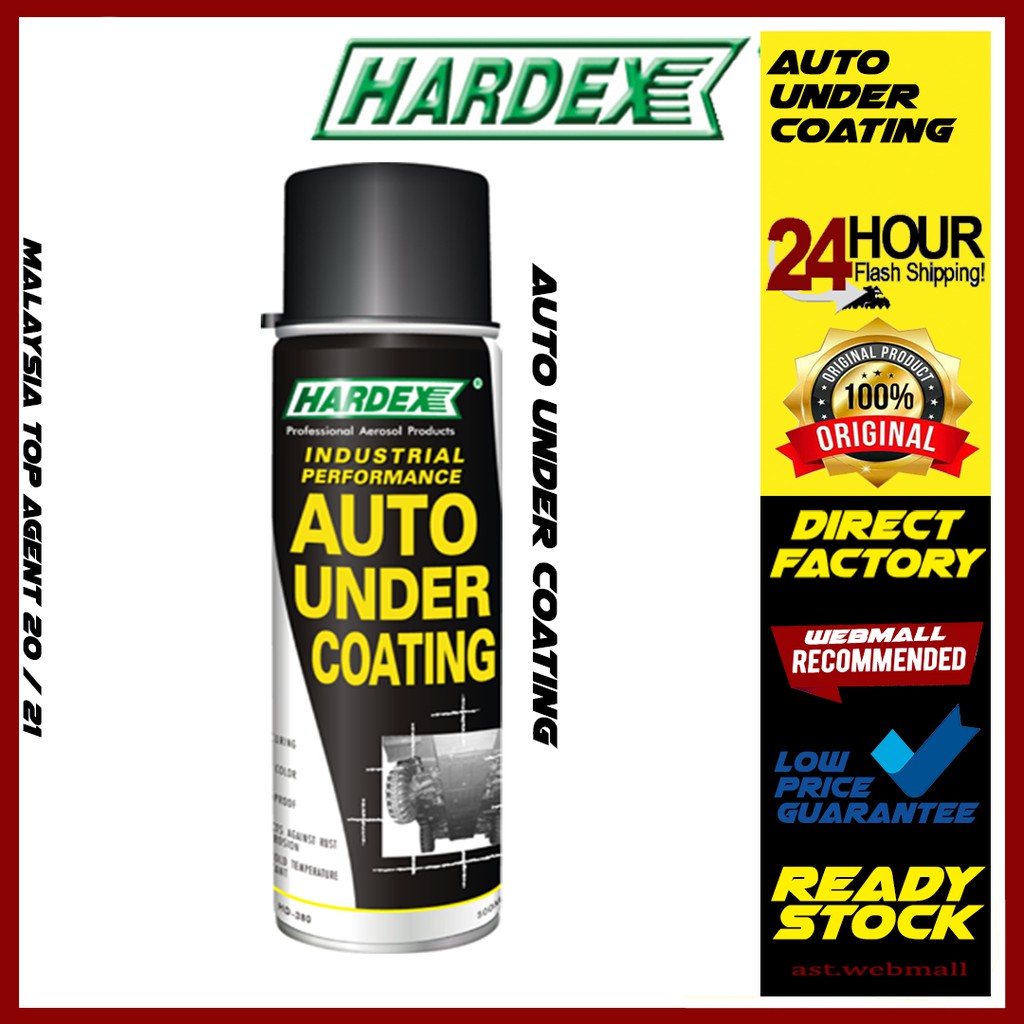 Hardex HD380 Under Coating anti rust car spray anti karat bawah kereta ...