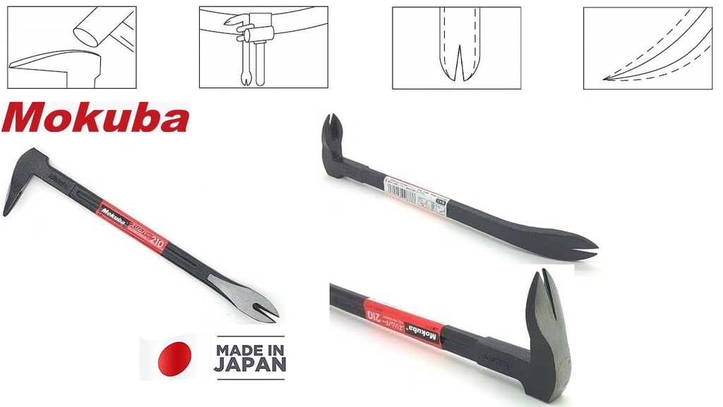 MOKUBA C1121 SLIM BAR 210mm Made In Japan | Shopee Malaysia