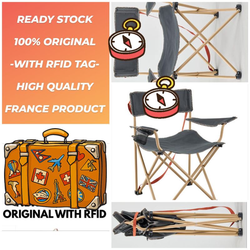 [[READY STOCK]]-100%ORI WITH RFID TAG, Folding Chair, Kerusi Lipat ...