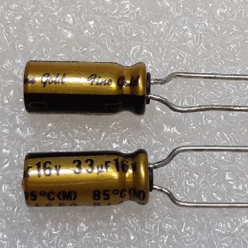 Nichicon FG (Fine Gold) 33uf 16v capacitor | Shopee Malaysia