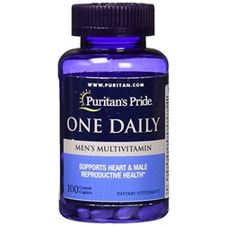 Puritans Pride One Daily Mens Multivitamin Caplets, 100 Count100 ...