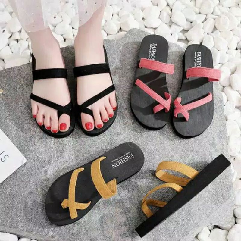 Women's Slippers Strap Sandals Women's Sponge Slippers | Shopee Malaysia