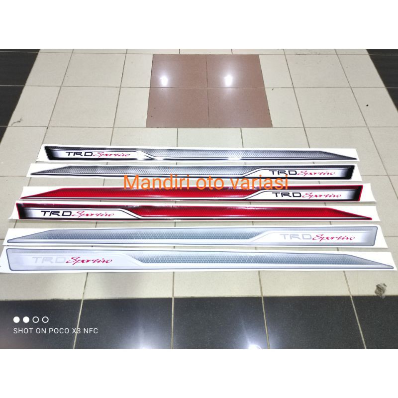 Old toyota rush car side door body stickers, various car cutting ...