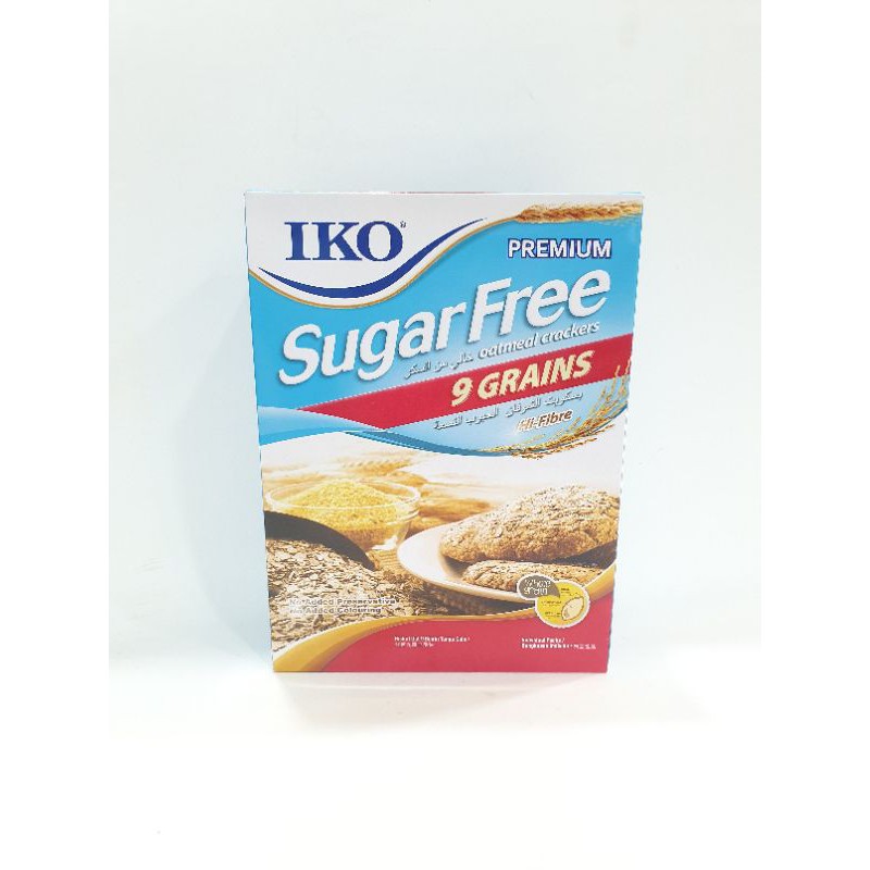 Iko Sugar Free 9 Grains Oatmeal Crackers 178g | Shopee Malaysia