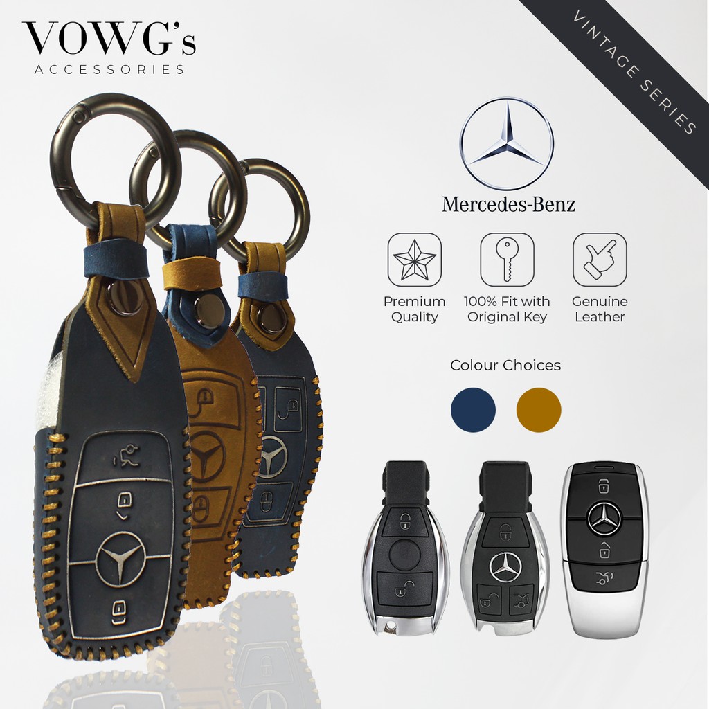 VOWG's Mercedes-Benz Leather Key Cover [Vintage]- A B C E S Class CLK ...