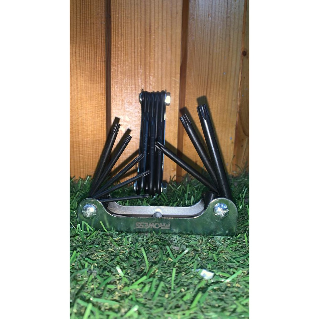 PROWESS 8Pcs Folding Torx Star Hex Key Set | Allen Key | READY STOCK ...