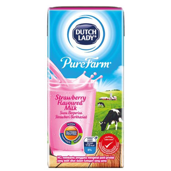 DUTCH LADY PF STRAWBERRY MILK-200ML | Shopee Malaysia