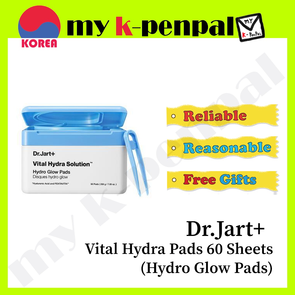[dr.jart+] Vital Hydra Pads 60 Sheets / Hydro Glow Pads / Shipped From ...