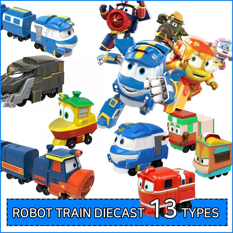 Robot Train Season 2 Diecasting Toy Mini Diecast Train Figure 13 Types ...