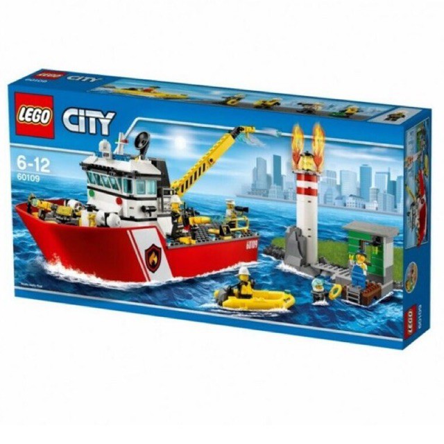 LEGO City 60109 Fire Boat | Shopee Malaysia