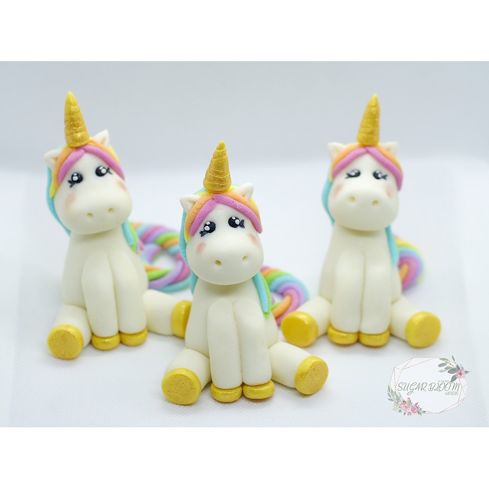 Edible Unicorn READY STOCK Cake Topper ( 1 Piece ) | Shopee Malaysia