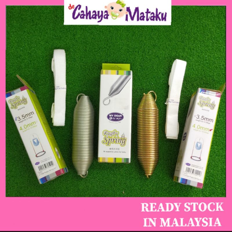 Spring Buaian Rugbi Dengan Tali Keselamatan My Dear/My Dear Rugby ...