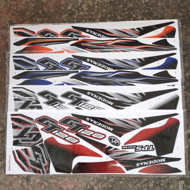 BODY STICKER GT128 ( 2 ) | Shopee Malaysia