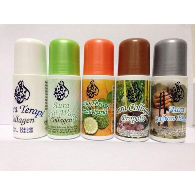 (READY STOCK) set combo 5 botol Aura Terapi (boleh pilih pilihan ...