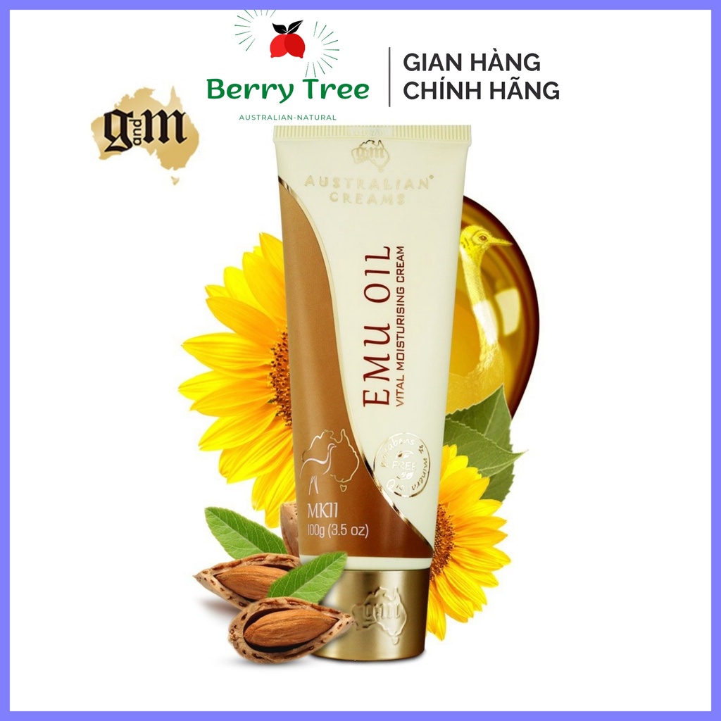 [BR] Australian Ostrich Essential Oil Moisturizing Cream G&M Emu Oil ...