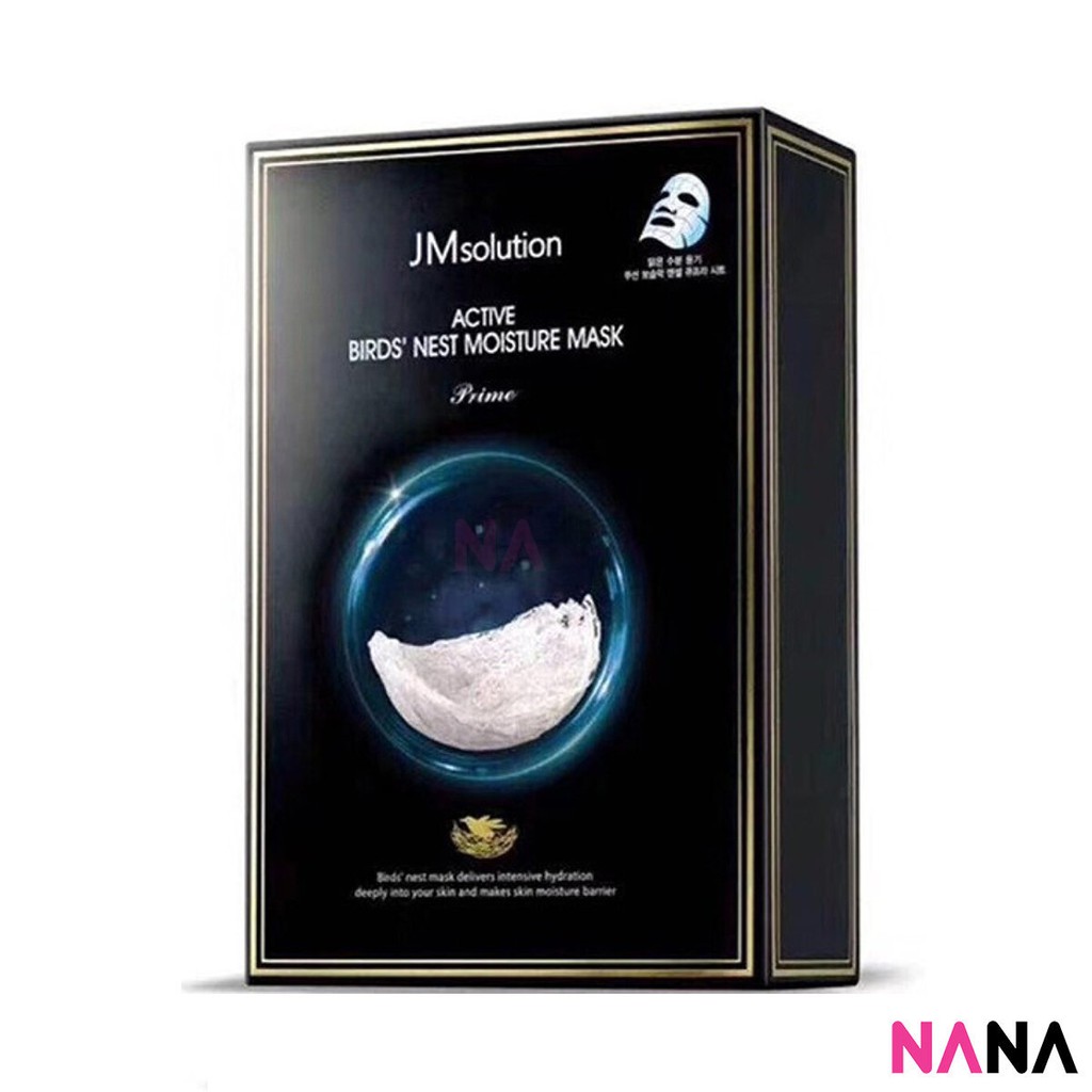 JMsolution Active Birds' Nest Moisture Mask (10 Sheets/ Box) | Shopee ...