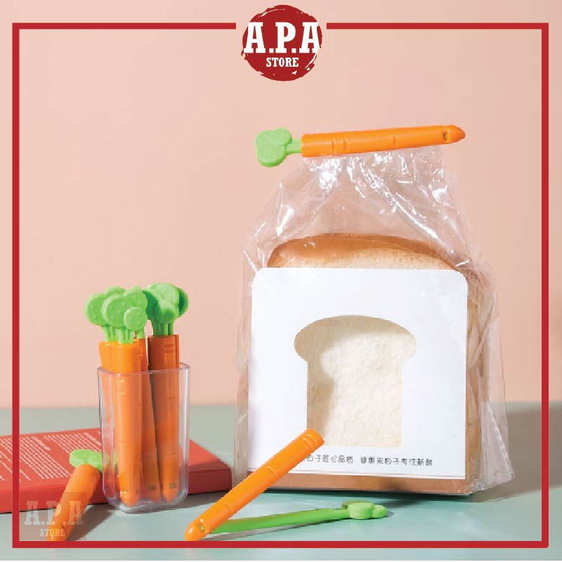 APA Food Clips Snack Sealing Carrot Clip Plastic Portable Seal Stick ...