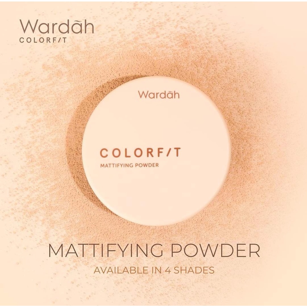WARDAH Colorfit Mattifying Powder (Malaysia Ready Stock!!!) | Shopee ...