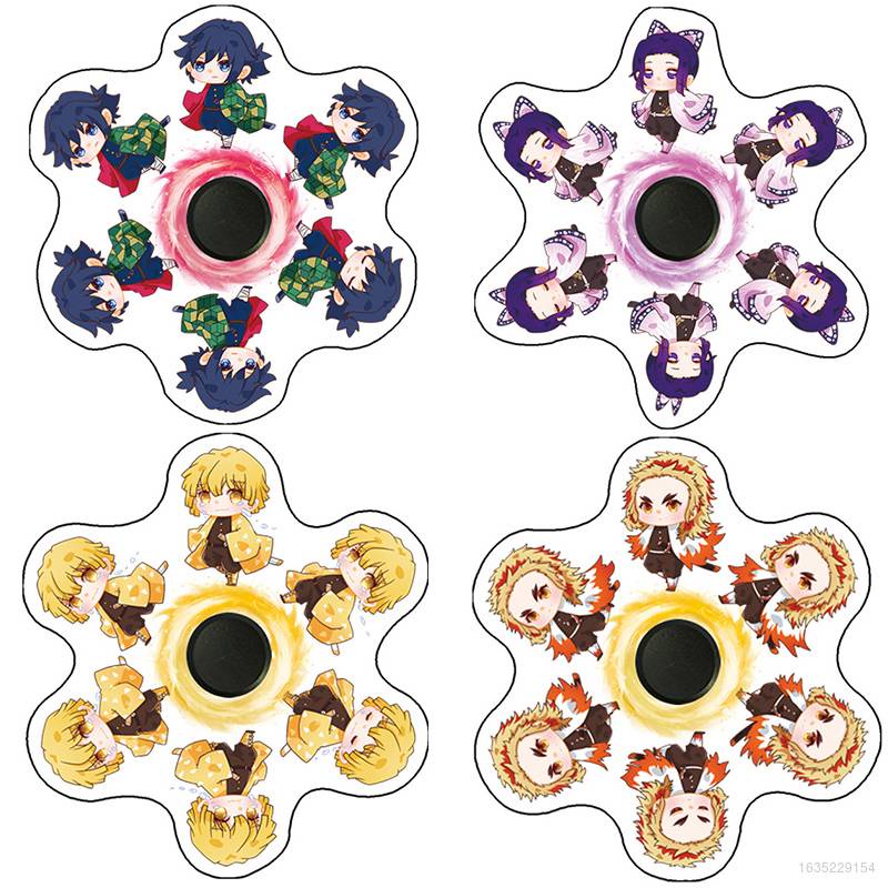 Demon Slayer Naruto Dragon Ball Running Fidget Hand Spinner Stress ...