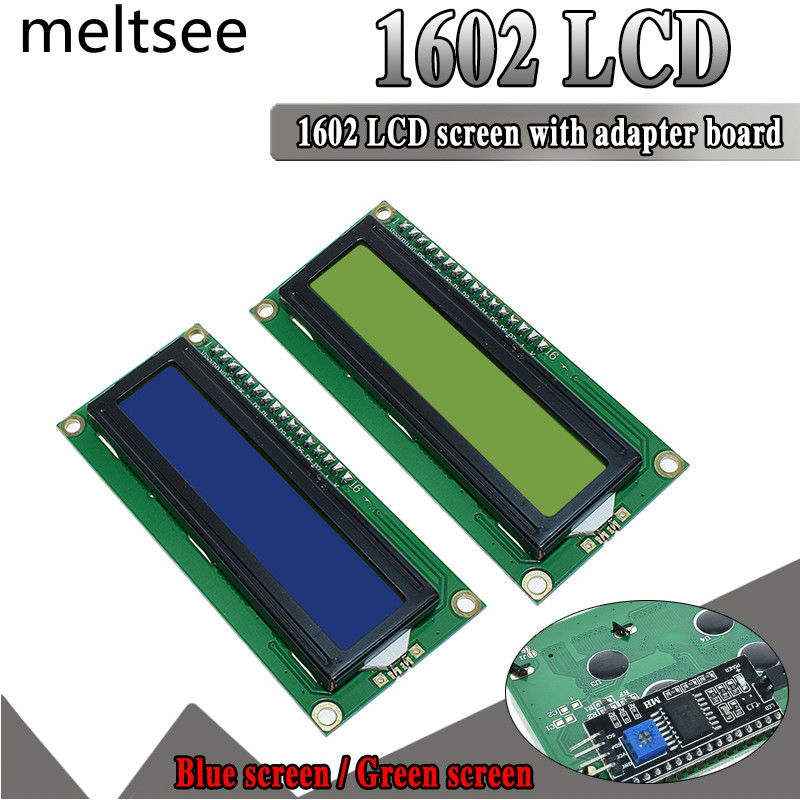 LCD1602 LCD module Blue screen IIC/I2C 1602 for arduino 1602 LCD UNO r3 mega2560 Green screen ...