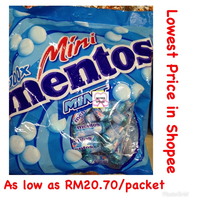 Mentos Mini Mint 100rolls (1kg) | Shopee Malaysia