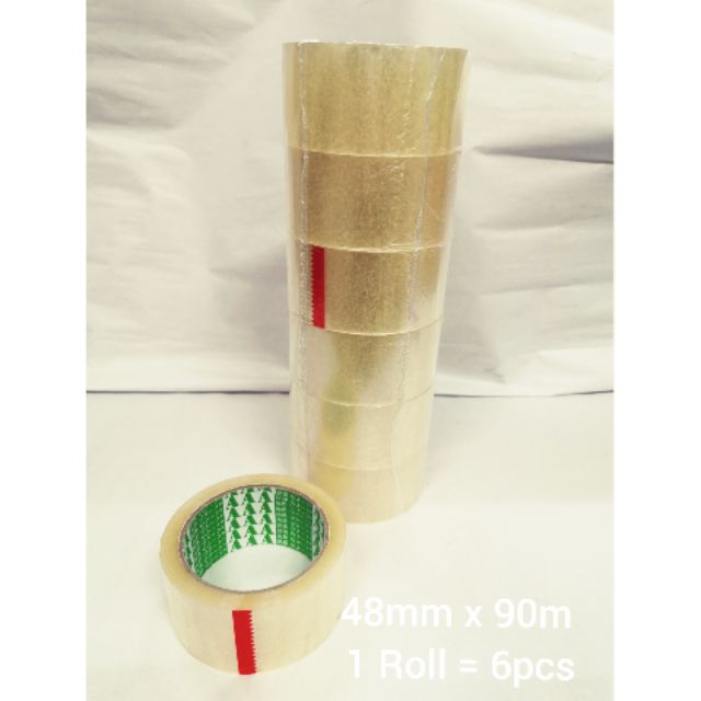 Quality BRAND AAA OPP Tape (Transparent) 48mm x 90m (1 pcs) | Shopee ...