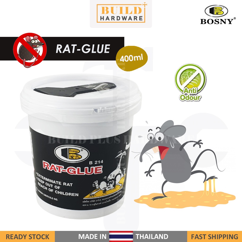 BOSNY Rat Glue 400ml B214 泰国无味強力老鼠胶 Gam Tikus | Shopee Malaysia