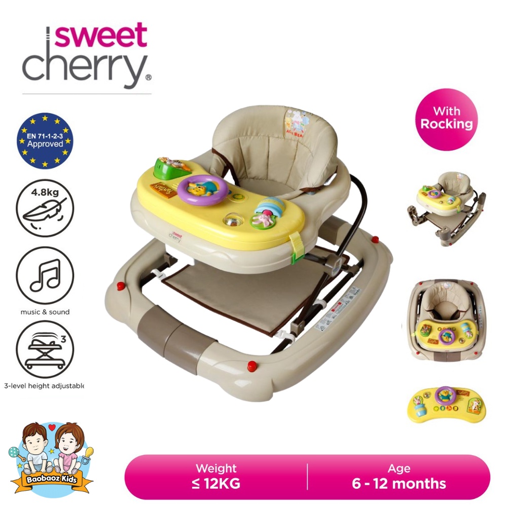 Sweet Cherry T10770 2-in-1 Fantasy Walker Baby Learning Walker with ...