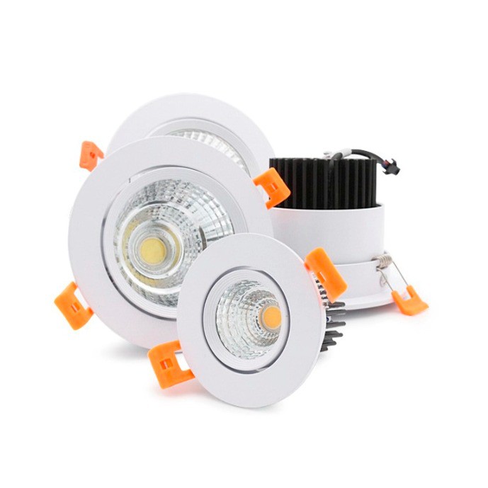 LED DOWNLIGHT COB/ WHITE CASE (2" / 3.5" / 4" / 5") (WHITE / WARM WHITE ...