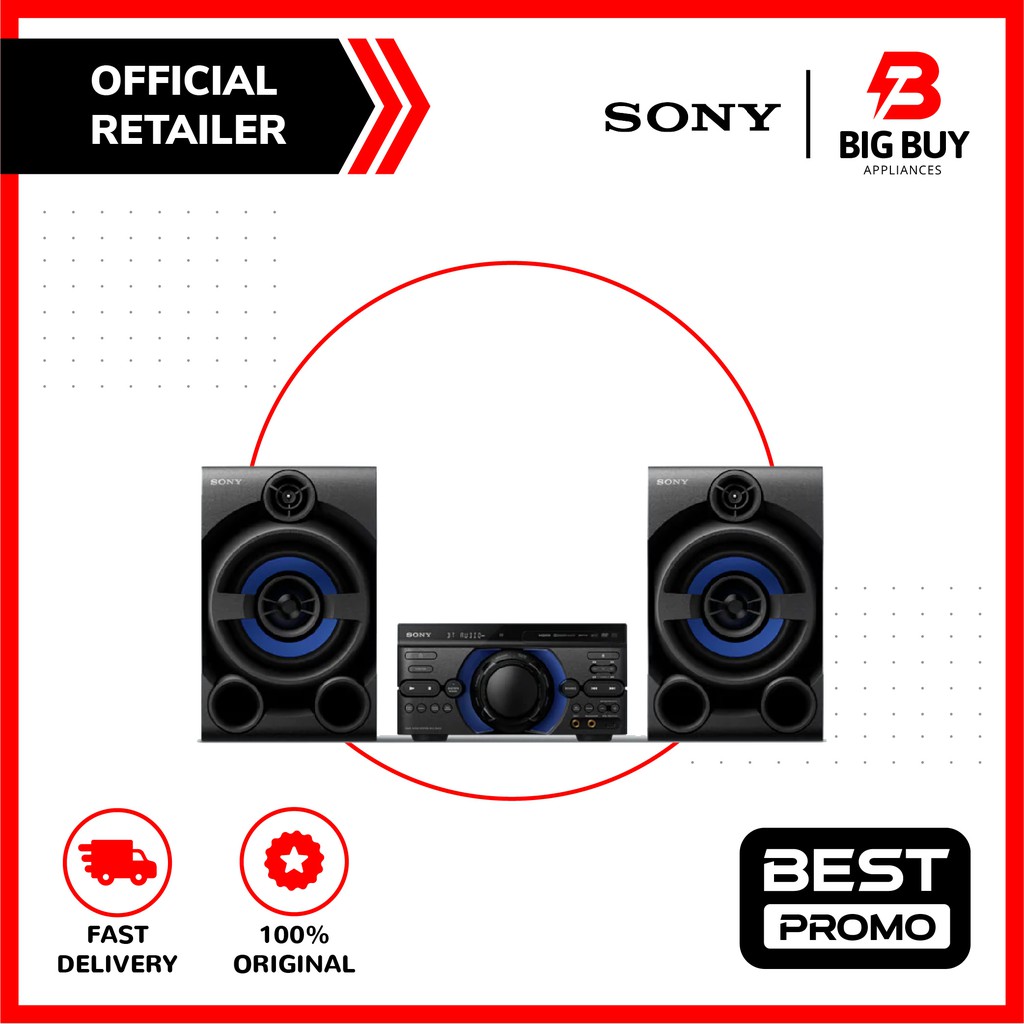 SONY High Power Audio System with DVD MHC-M40D | Shopee Malaysia