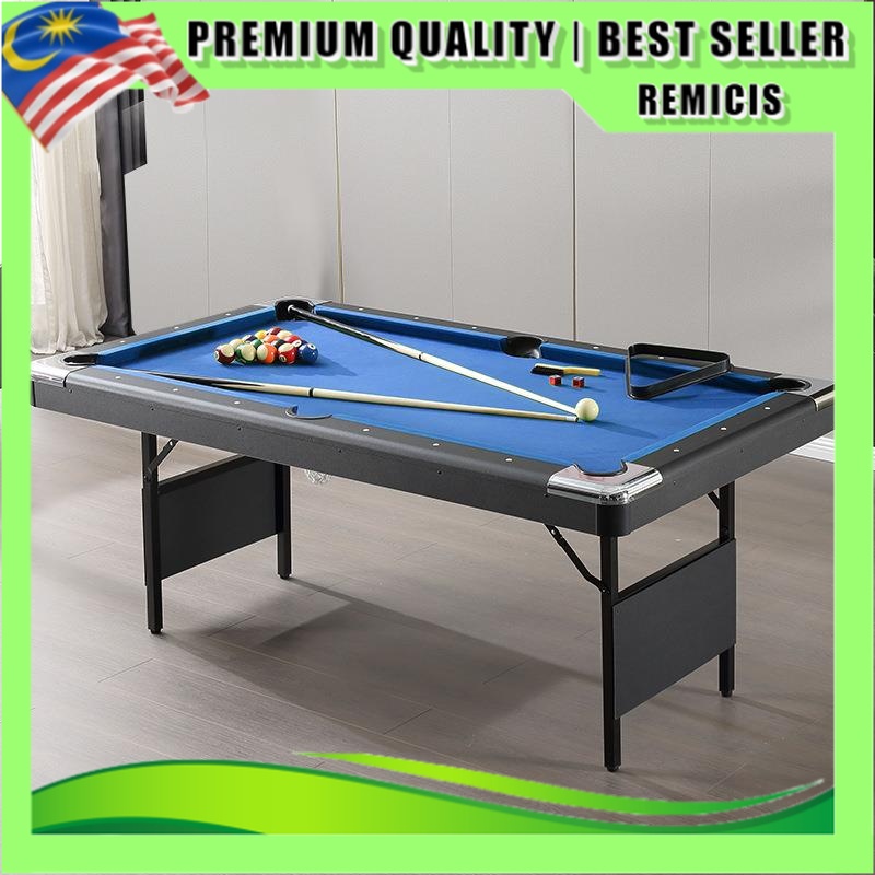 1.93m Foldable Billiard Table Without Installation Pool Table set meja ...