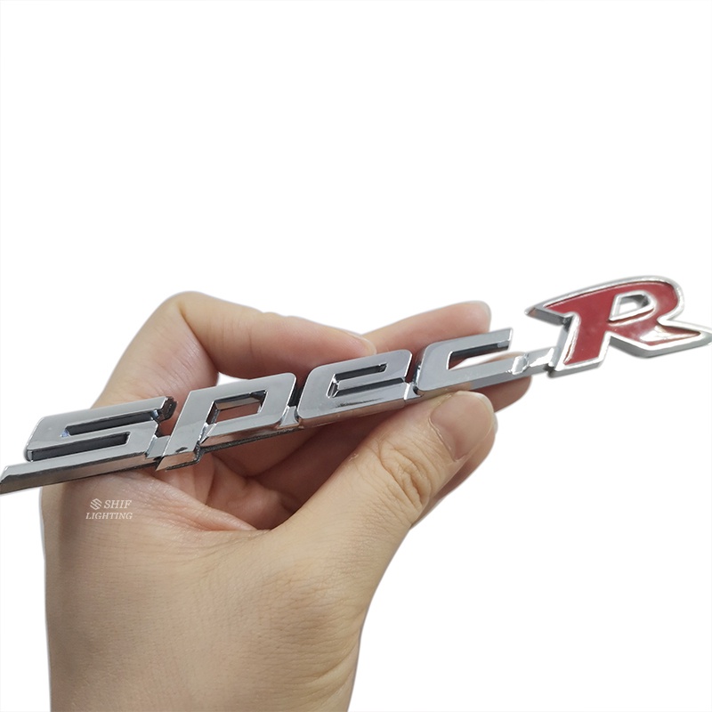 1 X ABS SPEC R Logo Letter Car Auto Side Fender Decorative Emblem Badge ...