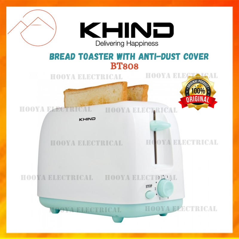 Khind BT-808 2 Slices Bread Toaster BT808 | Shopee Malaysia