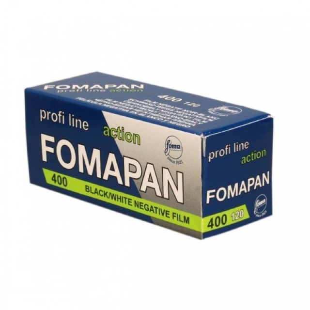 Fomapan 400 Action Black and White Negative Film (120 Roll Film ...