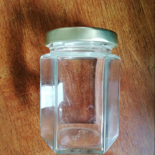 (20pcs) 100ml - Hexagon Glass Jar/Botol Kaca | Shopee Malaysia