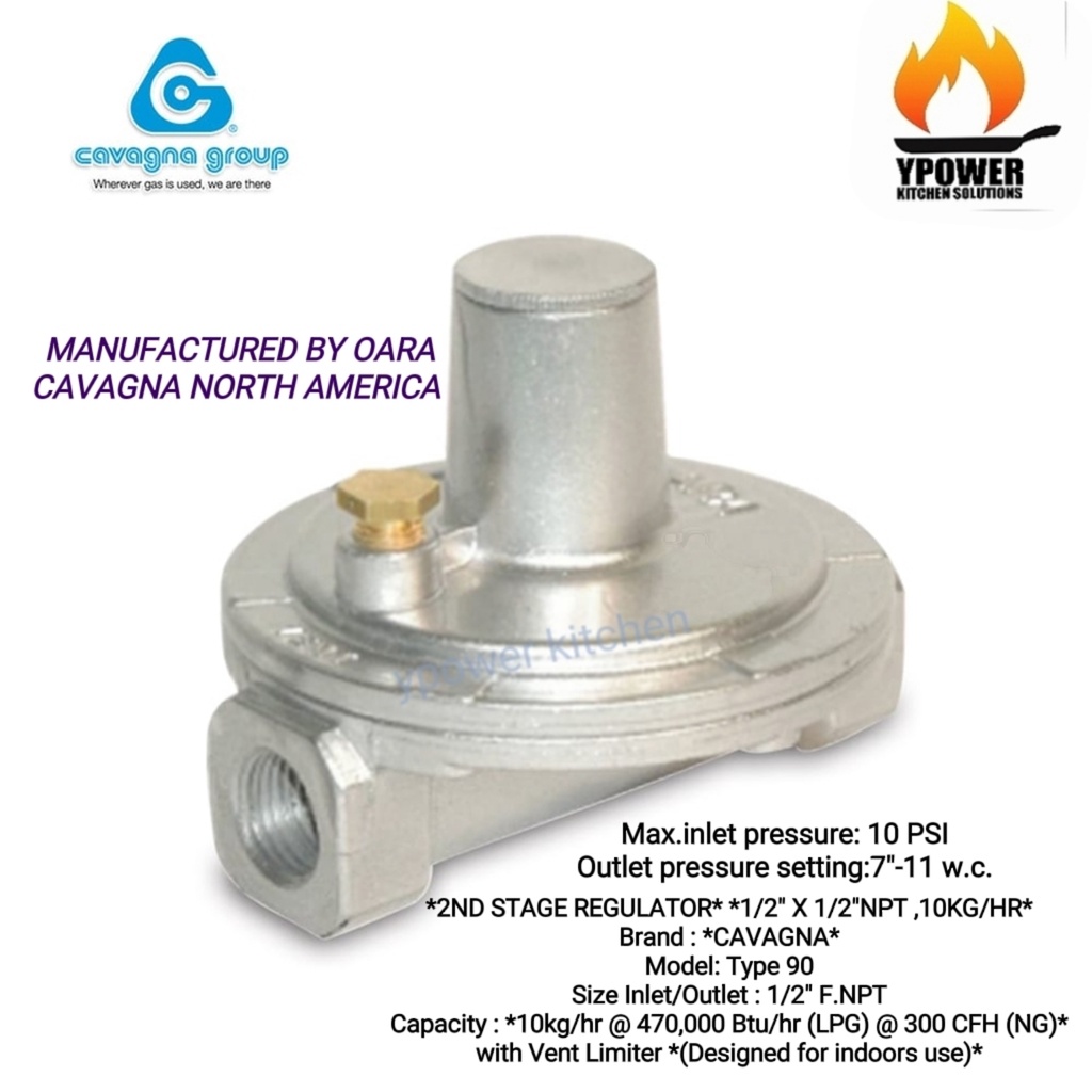 Low pressure 2nd stage Regulator/CAVAGNA (Designed for indoors use) | Shopee Malaysia